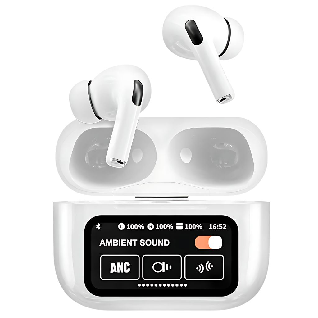 Smart Touchscreen Bluetooth Earbuds, Full-Color Display, AI Interaction ...